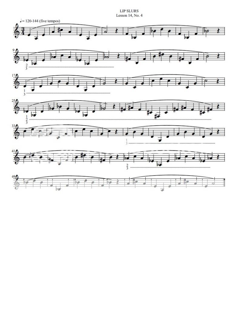 Harold Mitchell Exercises - View topic: Trumpet Herald forum